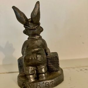 RB PEWTER | Accents | Sculptor Michael Ricker Rabbit Figurine 87 Cpa ...